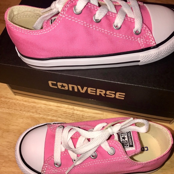 Converse | Shoes | Girls Converse Size 9 In Pink Brand New | Poshmark